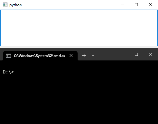 PyQT5 GUI中内置CMD - 麦田守望者